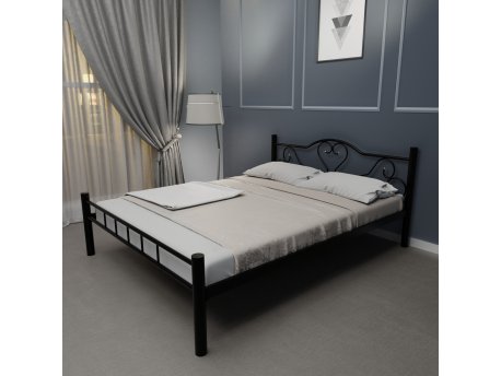 HANAH HOME BRAČNI KREVET K50 BLACK (160 X 200)