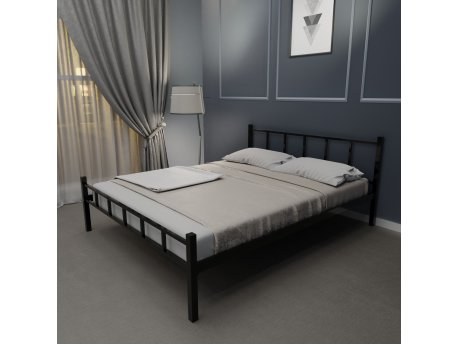 HANAH HOME BRAČNI KREVET K90 BLACK (140 X 200)