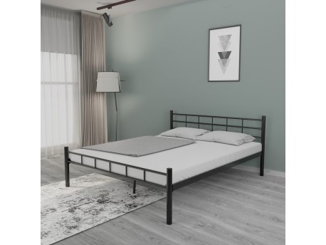 HANAH HOME BRAČNI KREVET K70 BLACK (150 X 200)