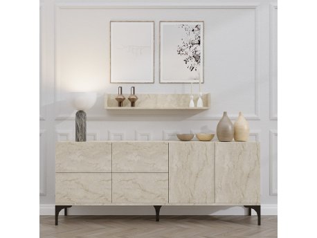 HANAH HOME KOMODA STELLA TRAVERTINE