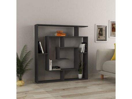 HANAH HOME POLICA ZA KNJIGE MAZE ANTHRACITE