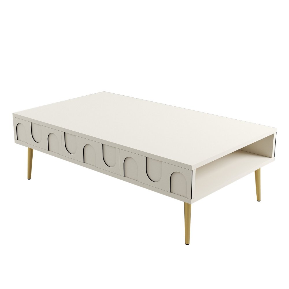 HANAH HOME STO ZA DNEVNU SOBU LYON 33 CREAM GOLD