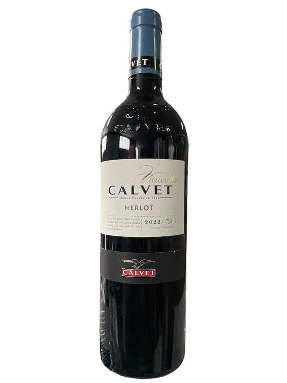 CRVENO VINO MERLOT CALVET 0,75l