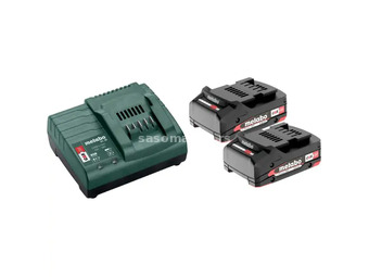 Metabo Basic Set 18V/2x2.0Ah Li-Power+punjac SC 30