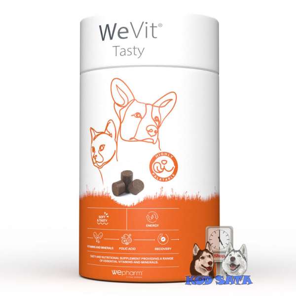 Wevit Tasty Vitamini i Minerali, Poslastica Za Pse i Mačke 30kom.