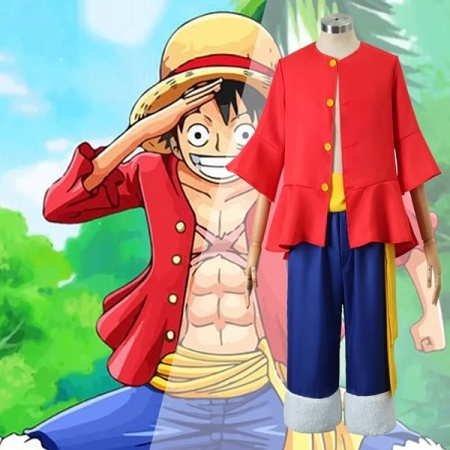 Kostim Monkey D Luffy iz One Piece manga crtaća