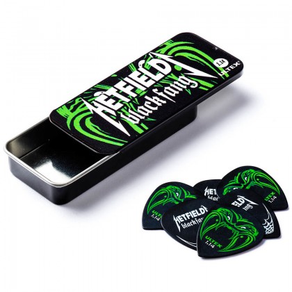 Music box
Dunlop PH112 James Hetfield Black Fang Pick Tin (1,14 mm)