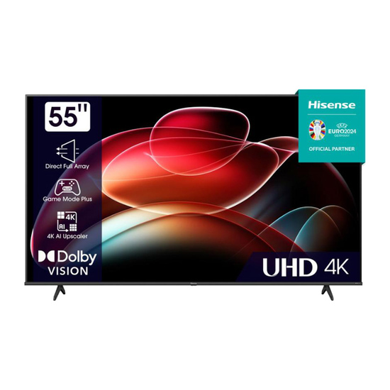 Televizor Hisense 55A6K, 55'' (140 cm), 3840 × 2160 4K, Smart