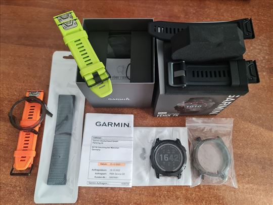 Garmin Fenix 7x Solar - perfektno očuvan