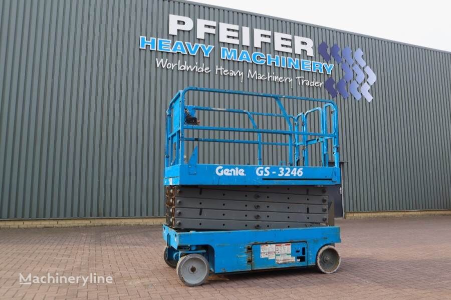 Genie GS3246 Electric, Working Height 11.75 m, 318kg Cap makazasta platforma