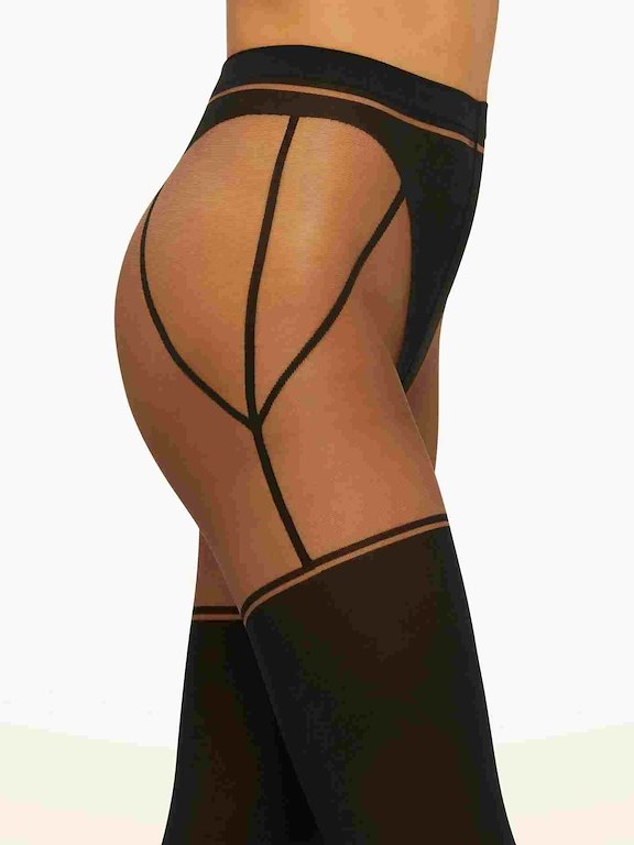 Garter belt tights