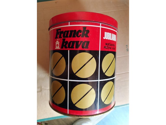 METALNA KUTIJA ZA KAFU       JUBILARNA FRANC KAVA  1 kg