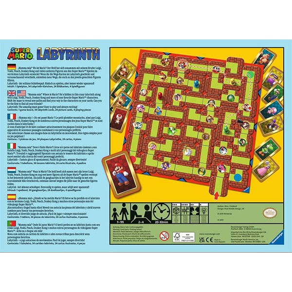 Ravensburger društvena igra – Lavirint Super Mario RA26063