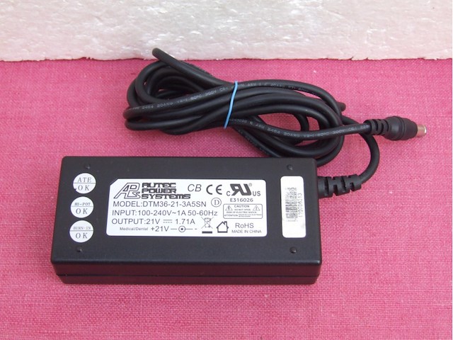 APS adapter 21V 1.71A minus pol unutra ORIGINAL + GARAN