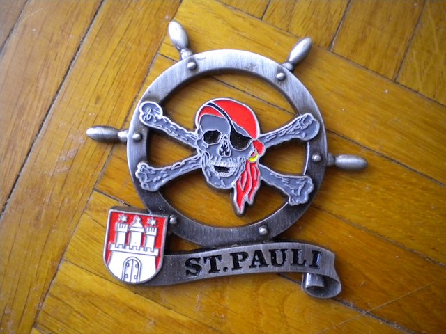 ST. PAULI, magnet za frizider