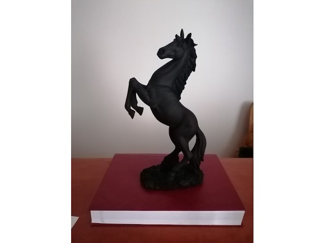 Feng shui velika figura crnog konja - novo