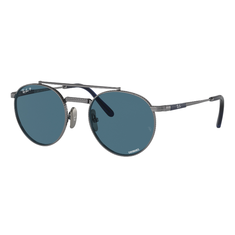 RAY BAN ROUND II TITANIUM POLARIZOVANE CHROMANCE Sunčane naočare 0RB8237 3142S2 53