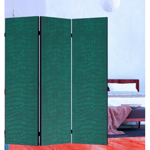 Paravan croco green 3 krila 150x175cm