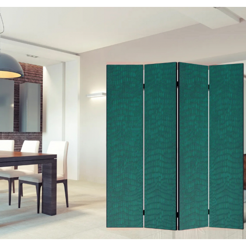 Paravan croco green 4 krila 200x175cm