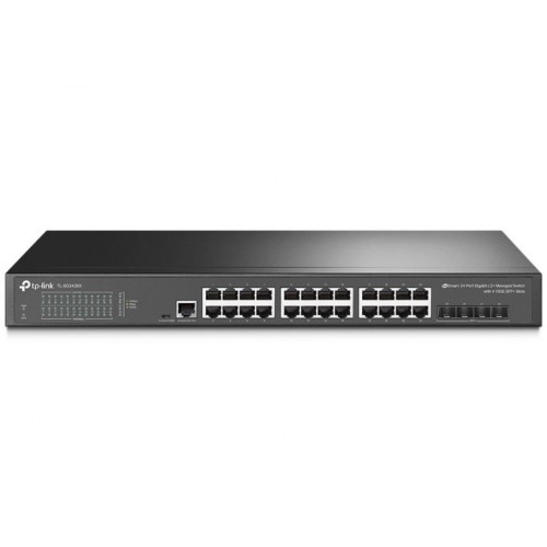 Switch TP-LINK TL-SG3428X Gigabit 24xGlan/4 10G SFP+/1 RJ45 Console Port/1 Micro-USB Console Port