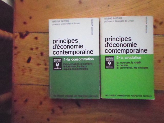 FERNAND BAUDHUIN-PRINCIPES D`ECONOMIE CONTEMPARAINE 2,4