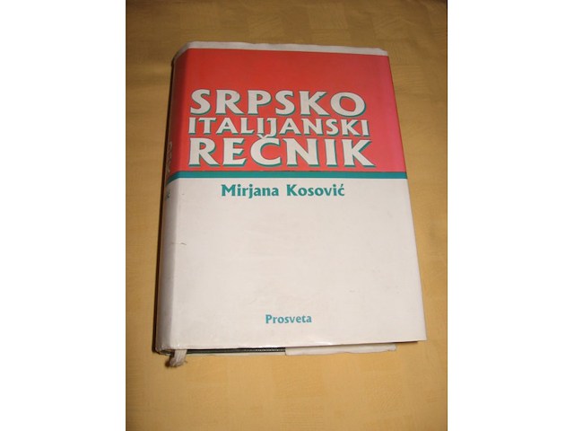 Srpsko italijanski rečnik Mirjana Kosović