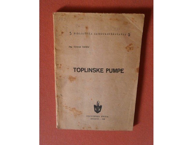 Toplinske pumpe, Stjepan Vukelić