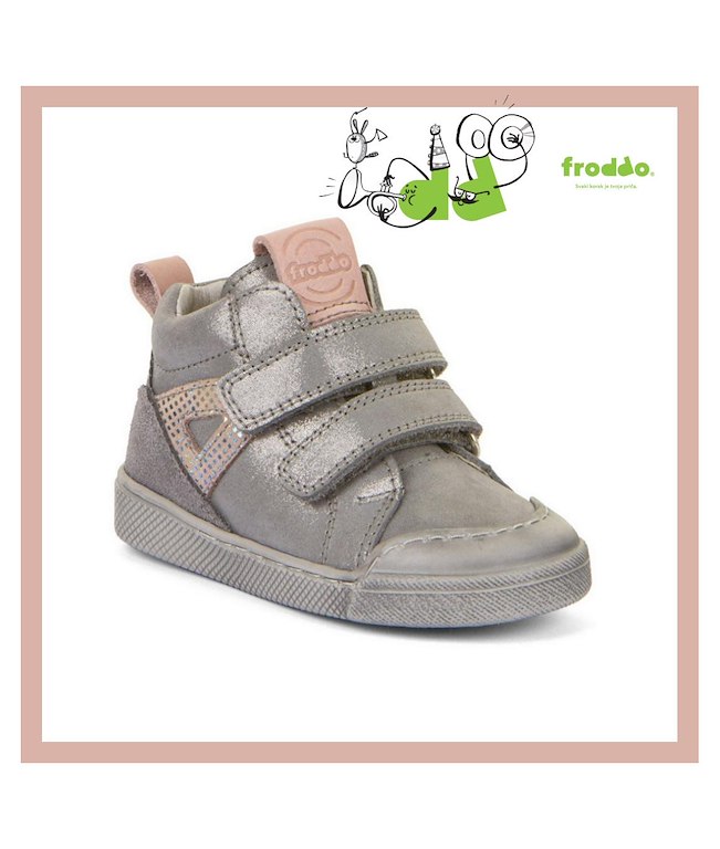 FRODDO DUBOKE CIPELE - ROSARIO HIGH-TOP / GREY SILVER