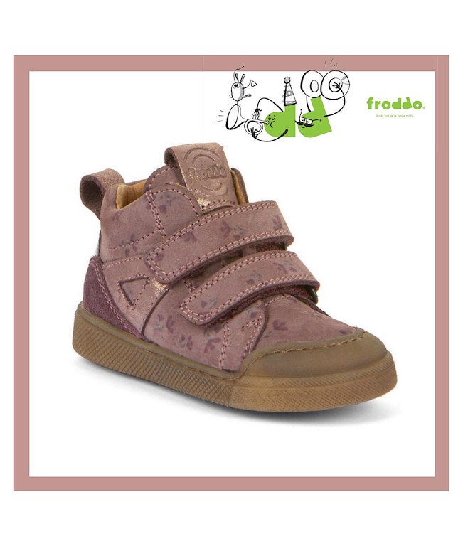 FRODDO DUBOKE CIPELE - ROSARIO HIGH-TOP / FLOWERS