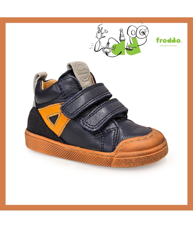 FRODDO DUBOKE CIPELE - ROSARIO HIGH-TOP / DARK BLUE