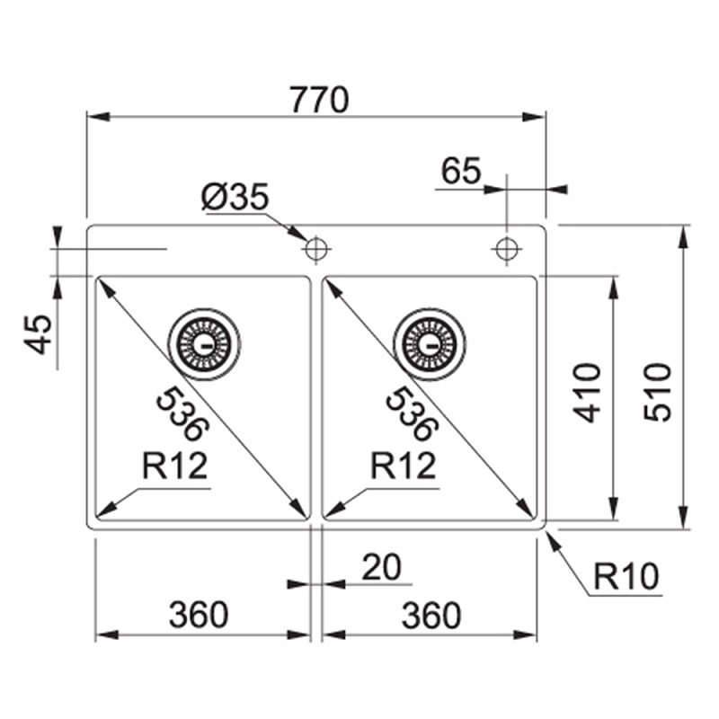 Franke sudopera Box BXX 220 36-36 TL 127.0369.314