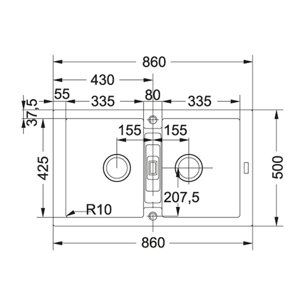 Franke sudopera MRG-620 114.0157.497