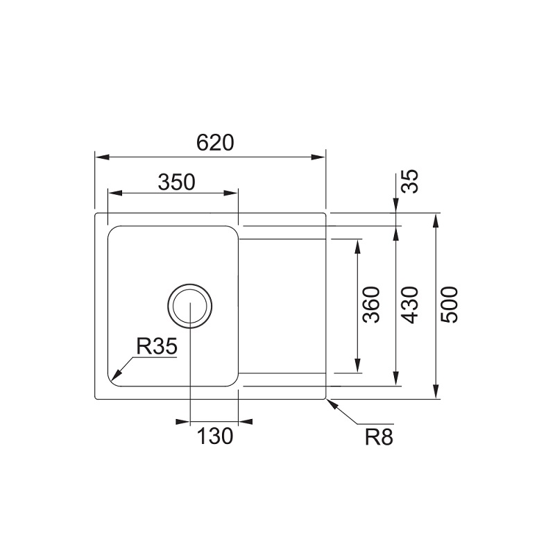 Franke sudopera Orion OID 611-62 114.0286.441