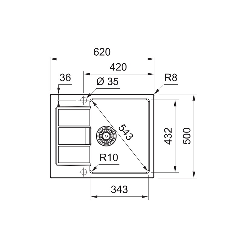 Franke sudopera Sirius 2 S2D 611-62 143.0616.341