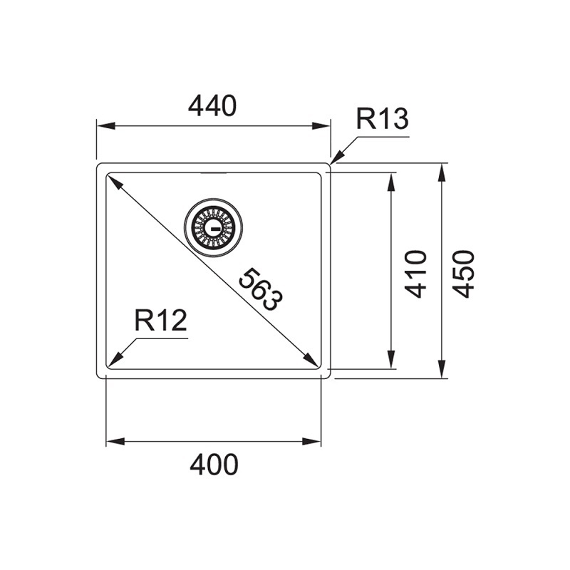 Franke sudopera Box BXX 210/110-40 127.0369.215