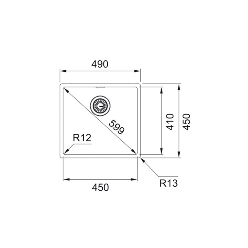 Franke sudopera Box BXX 210/110-45 127.0369.250