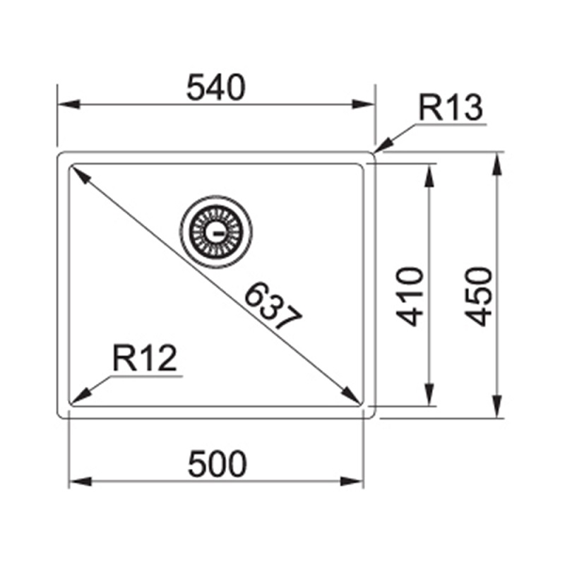 Franke sudopera Box BXX 210/110-50 127.0369.282