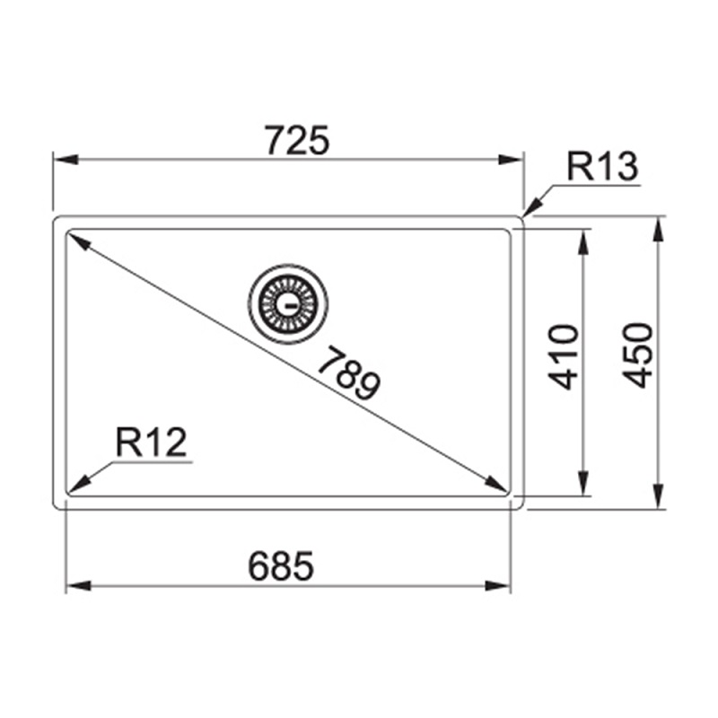 Franke sudopera Box BXX 210/110-68 127.0369.284