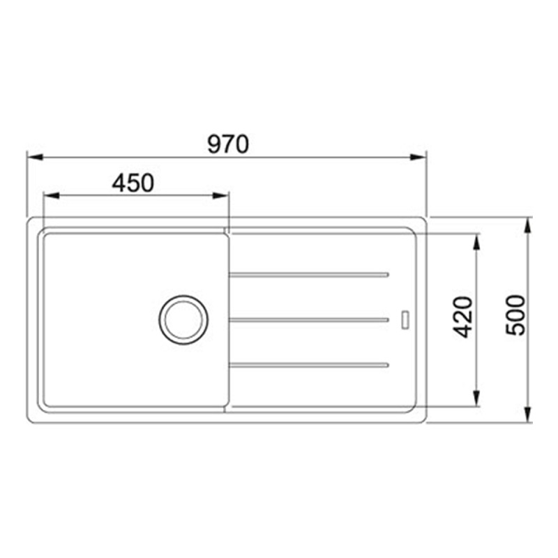 Franke sudopera Boston BFG 611-97 114.0276.111