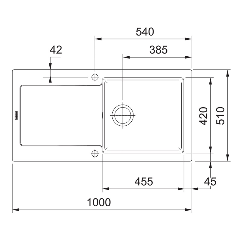 Franke sudopera Maris MRK 611-100 124.0335.698