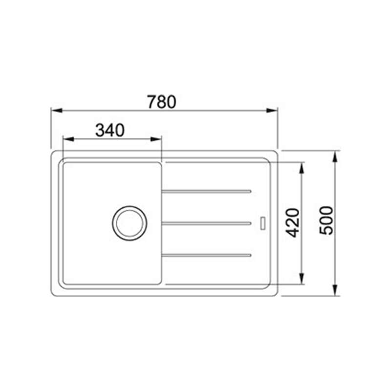 Franke sudopera Boston BFG 611-78 114.0275.938