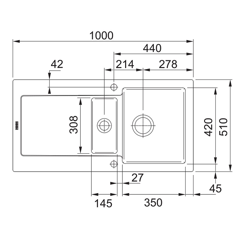 Franke sudopera Maris MRK 651-100 124.0335.700