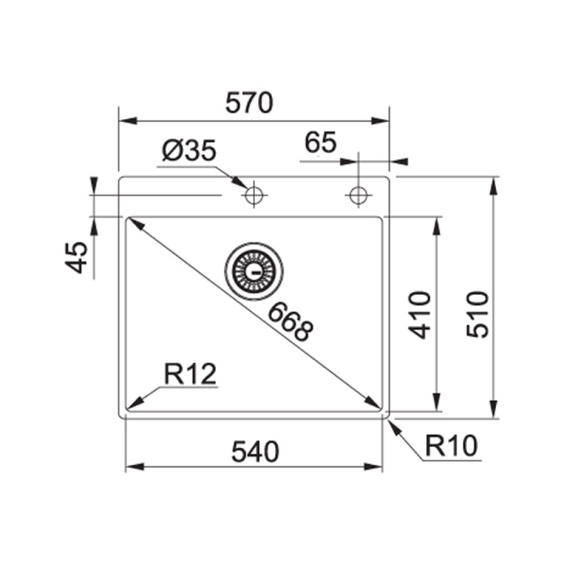 Franke sudopera Box BXX 210-54 TL 127.0369.295