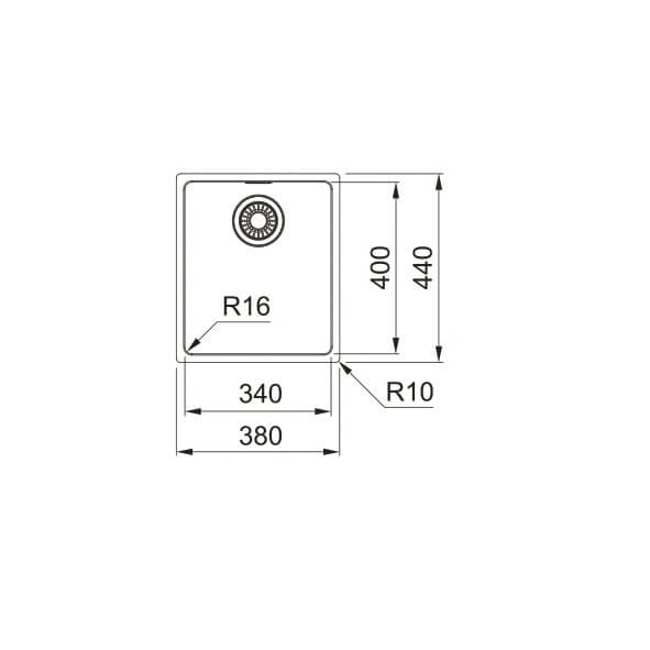 Franke sudopera Maris MRX 210-34 127.0531.915