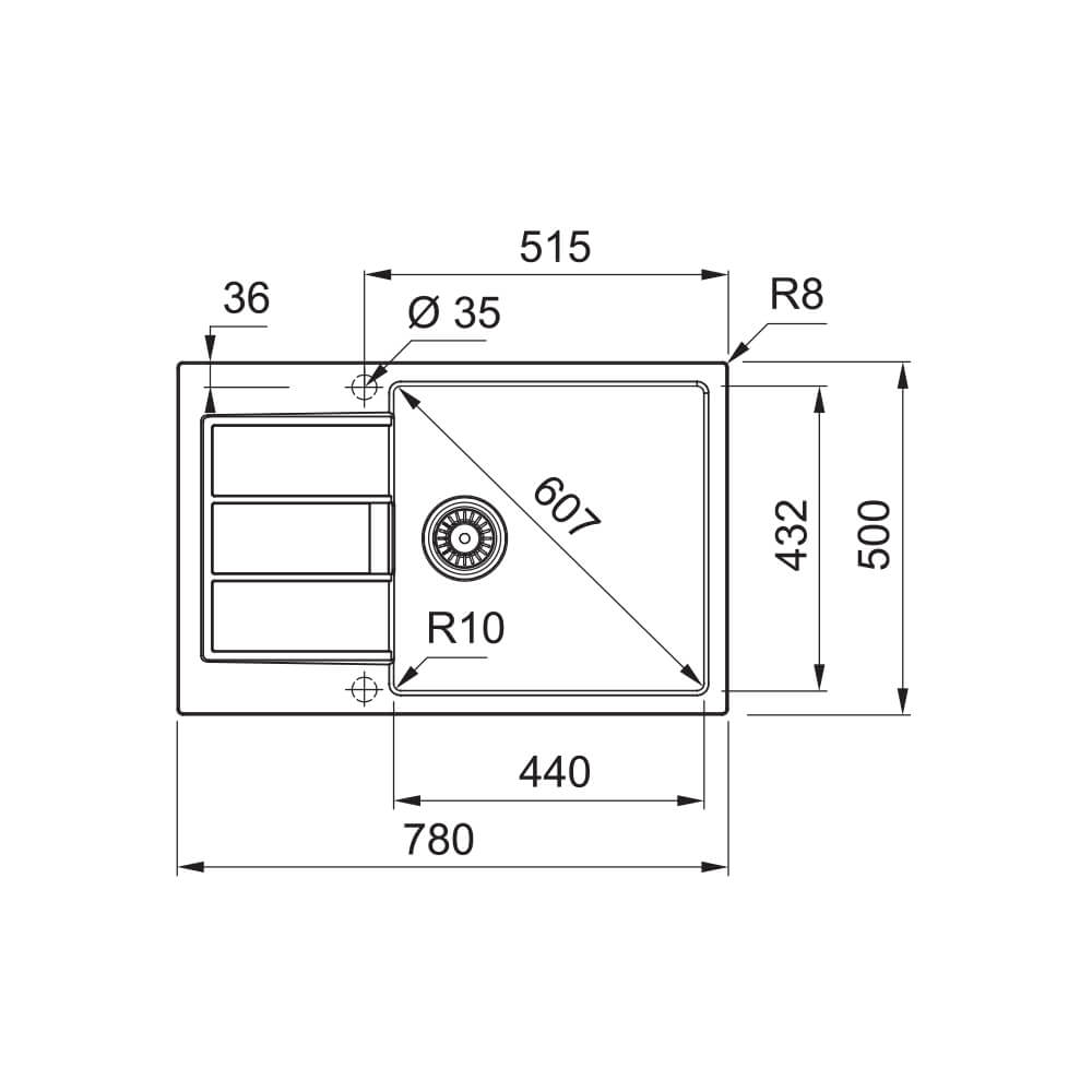 Franke sudopera Sirius 2 S2D 611-78 XL 143.0590.228