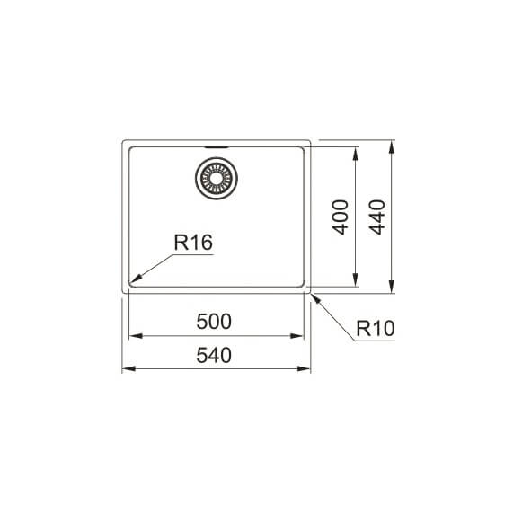 Franke sudopera Maris MRX 110-50 122.0531.808