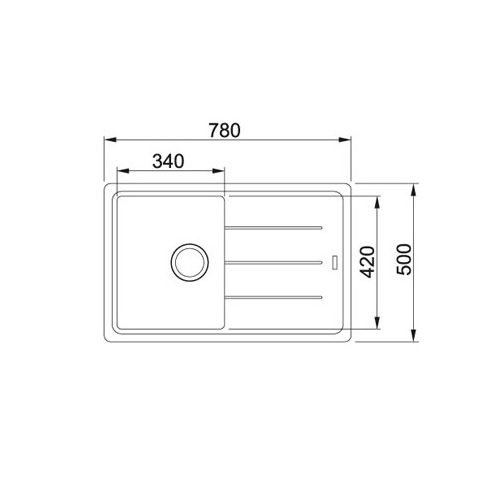 Franke sudopera Basis BFG 611 114.0301.907