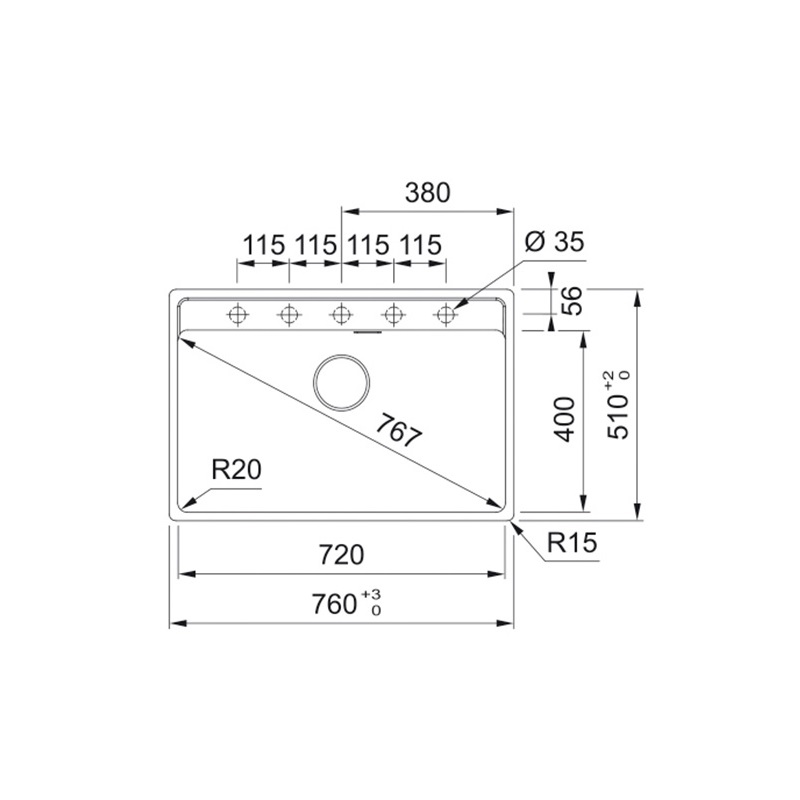 Franke sudopera Maris 2.0 – MRG 610-72 TL 114.0661.667