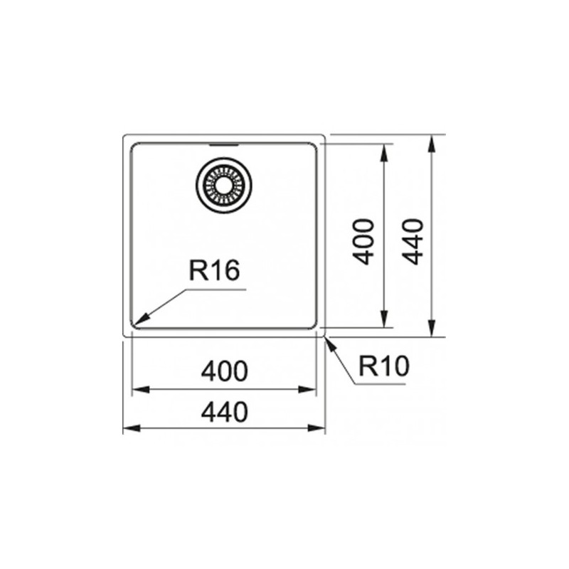 Franke sudopera Maris MRX 110-40 122.0531.643