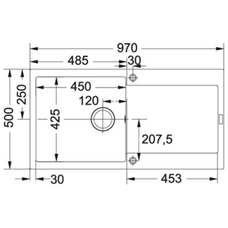 Franke sudopera Maris MRG 611-100 114.0627.361